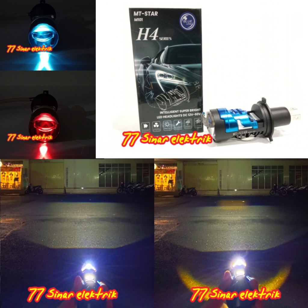 Jual MT STAR Mini BILED H4 UK101 Dengan Kipas Pendingin Jauh Dekat ...