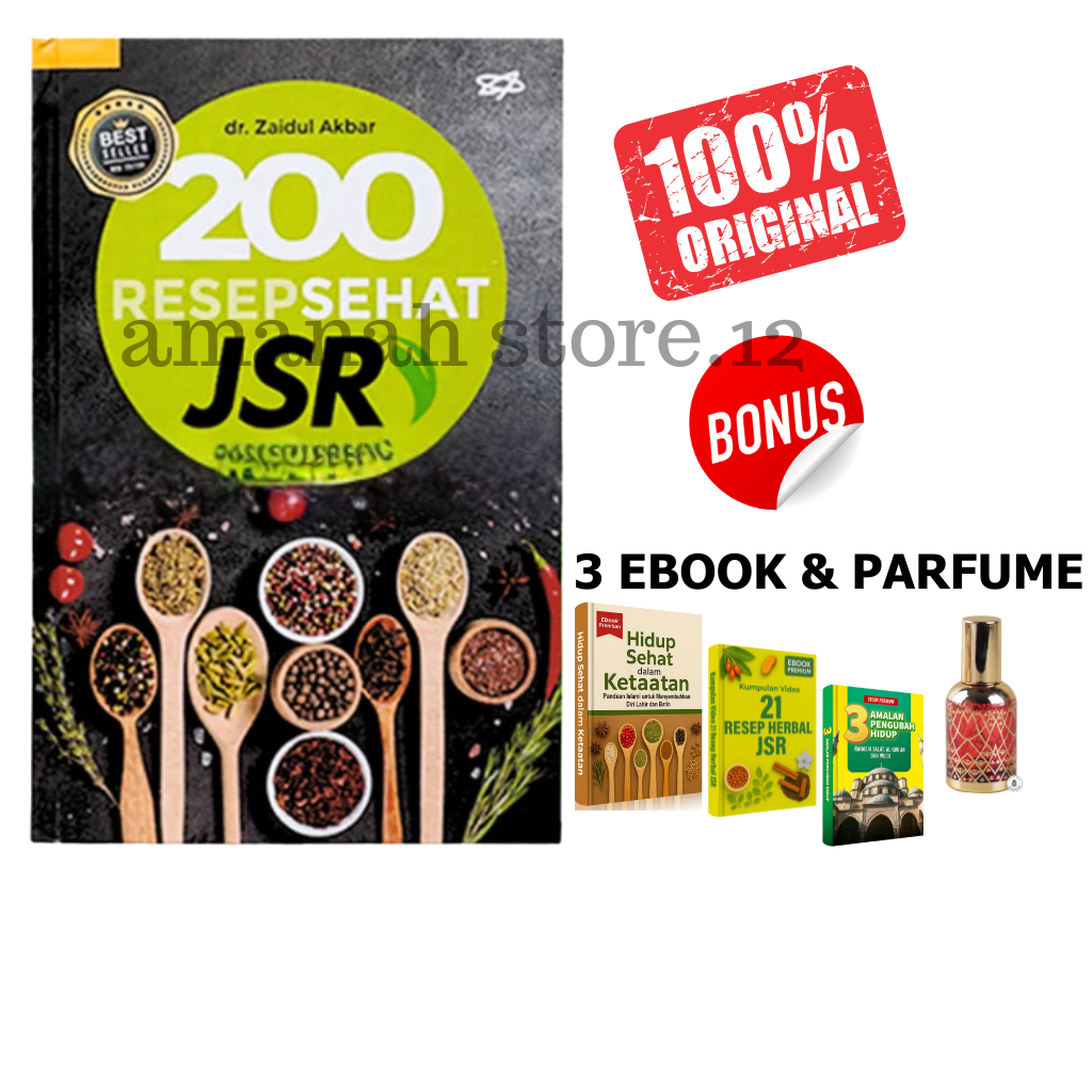 Jual Original Aliqa - Buku 200 Resep Sehat JSR Dr. Zaidul Akbar Bonus ...