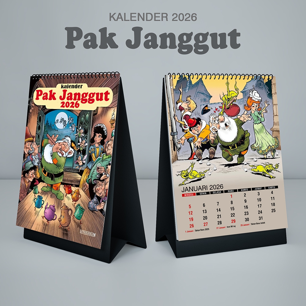 Jual Kalender Meja 2026 Pak Janggut (preorder) | Shopee Indonesia
