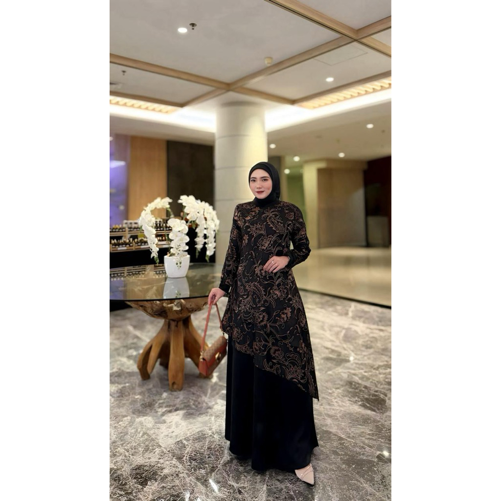 Jual Vamela Dress Melayu Original Dress Kondangan Mewah Terbaru Newlusy ...