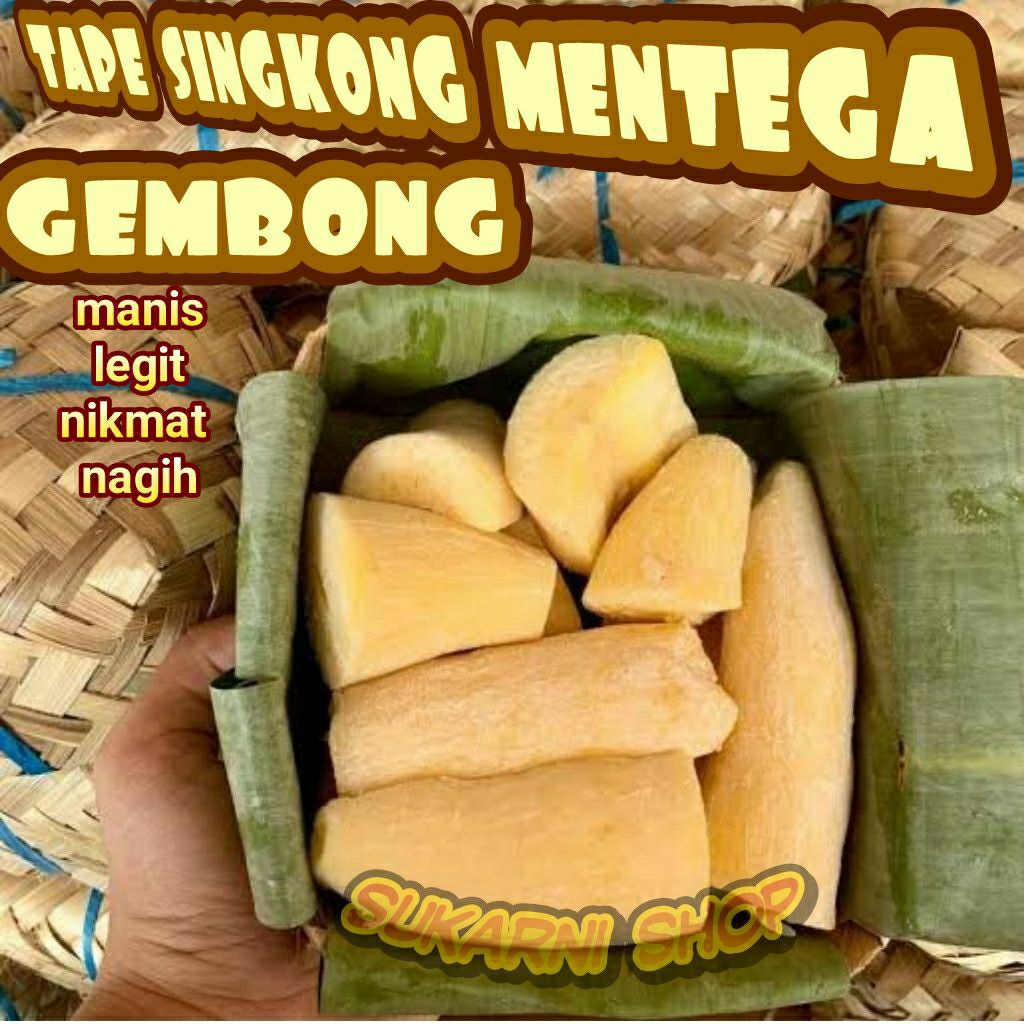 Jual tape mentega gembong manis legit nagih berat 600-700gram/ khas ...