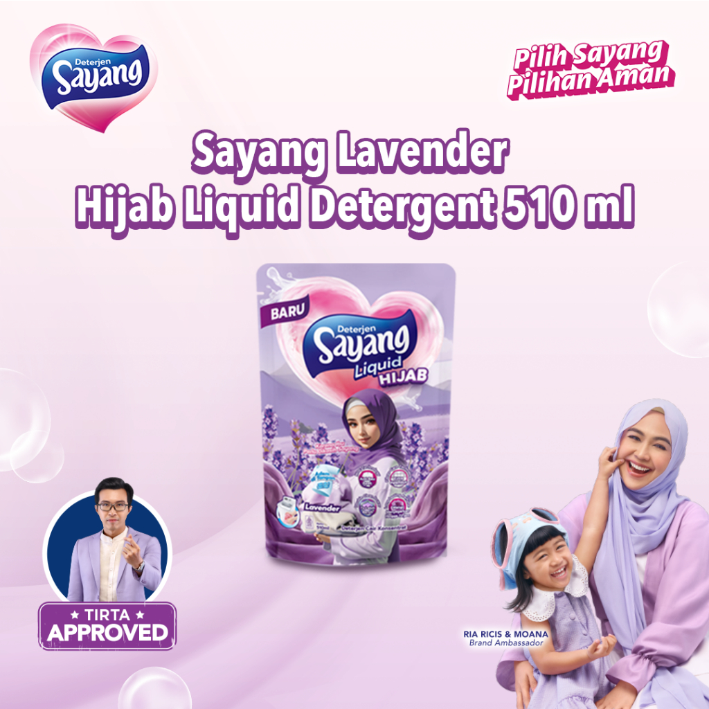 Jual Sayang Lavender Hijab Liquid Detergent 510ML | Shopee Indonesia