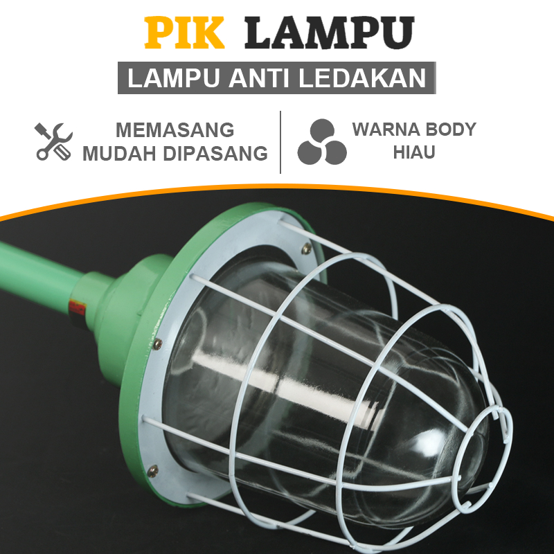 Jual Kap Lampu Antiledakan LED - Cover Lampu Explosion Proof Aluminium ...