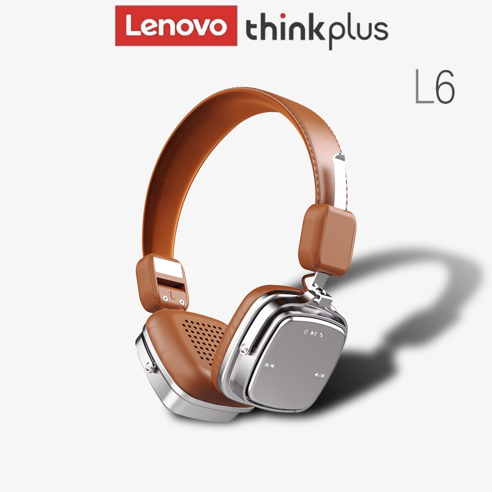Jual Lenovo Bridio L6 Premium Retro Wireless Headphones 60H Playtime ...