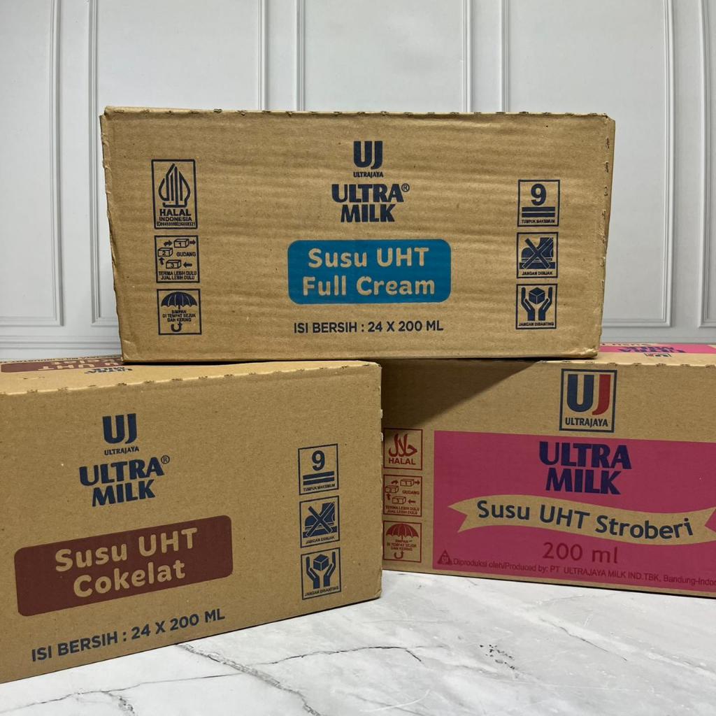 Jual Ultramilk All Variant karton (24 pcs x 200ml ) | Shopee Indonesia