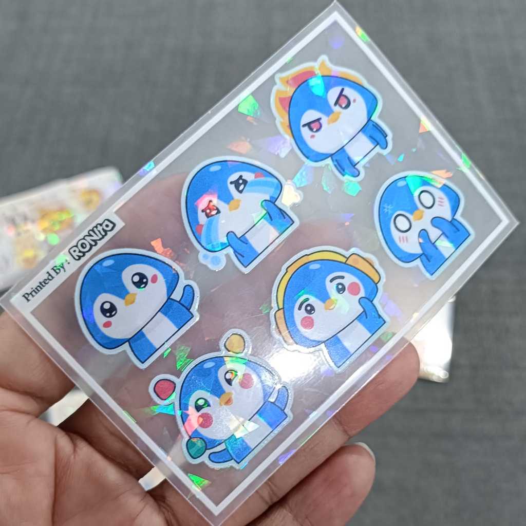 Jual Cetak Sticker Sheet Transparan Super Clear RDS UV PSH CMYKWh ...