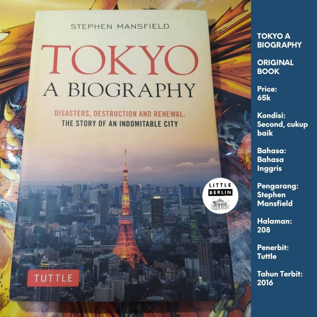 Jual ORIGINAL Buku TOKYO A BIOGRAPHY Tuttle Publishing Preloved Good ...