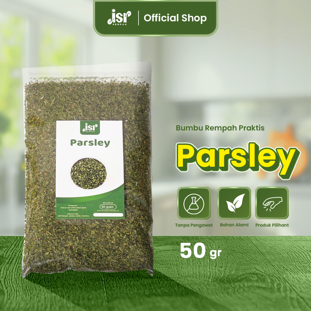 Jual Jsr Rempah Daun Parsley Praktis 50 Gram | Shopee Indonesia