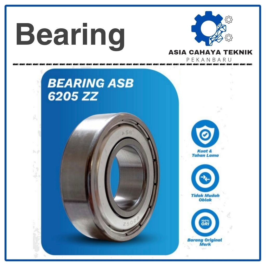 Jual Laker Bearing ASB 6205 ZZ Bearing As Roda Songkro As Roda Belakang ...