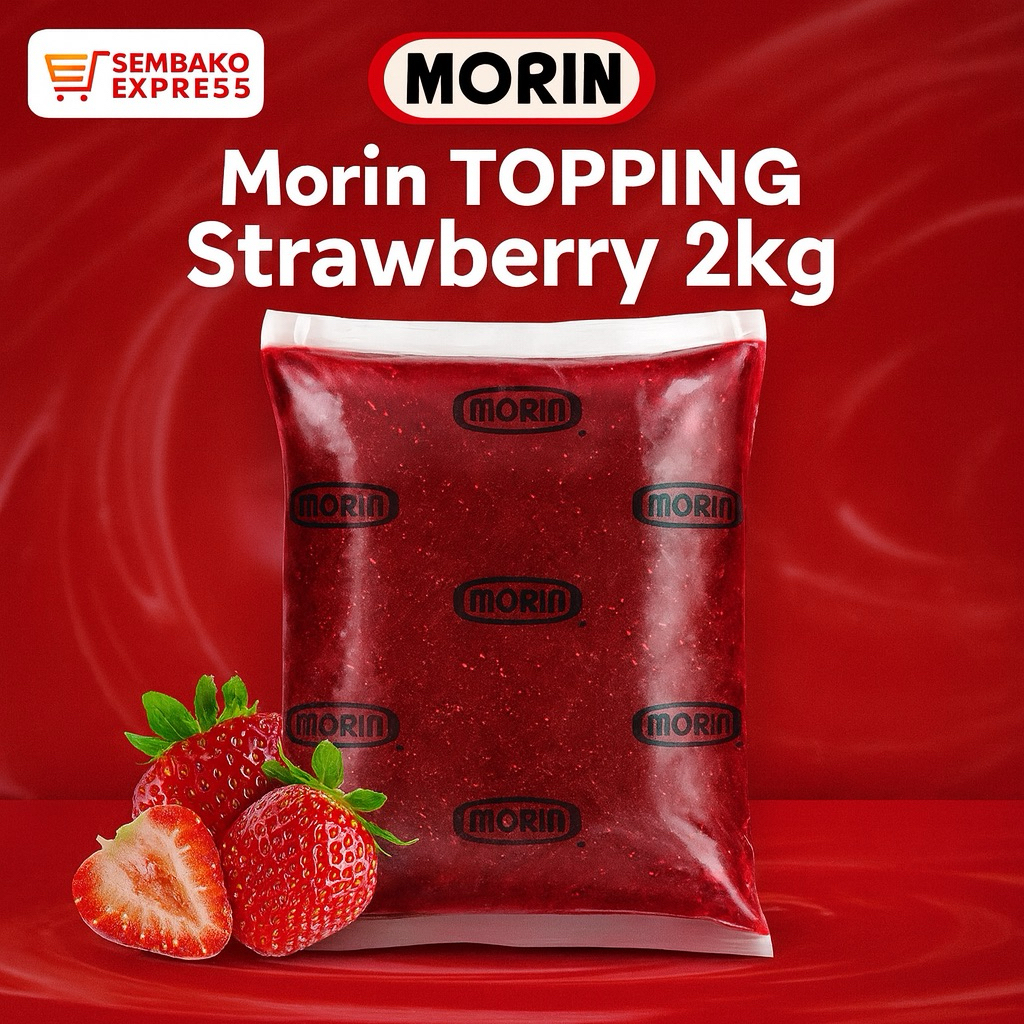 Jual Morin Topping Strawberry 2kg – Topping Serbaguna untuk Kue ...