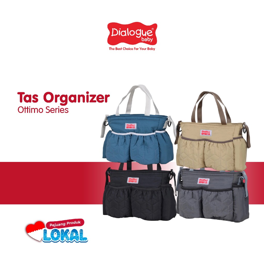 Jual Dialogue Baby Tas Organizer 3 In 1 Ottimo Series DGT7428 | Shopee ...