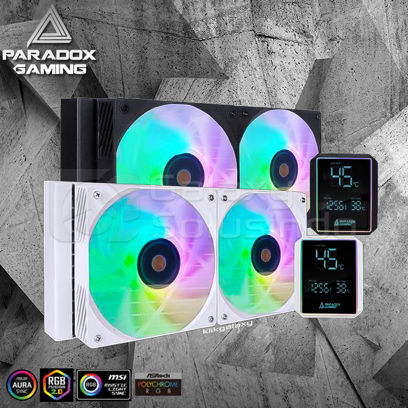 Jual PARADOX GAMING Hypersonic Elixir 240 240mm Liquid CPU Cooler ...