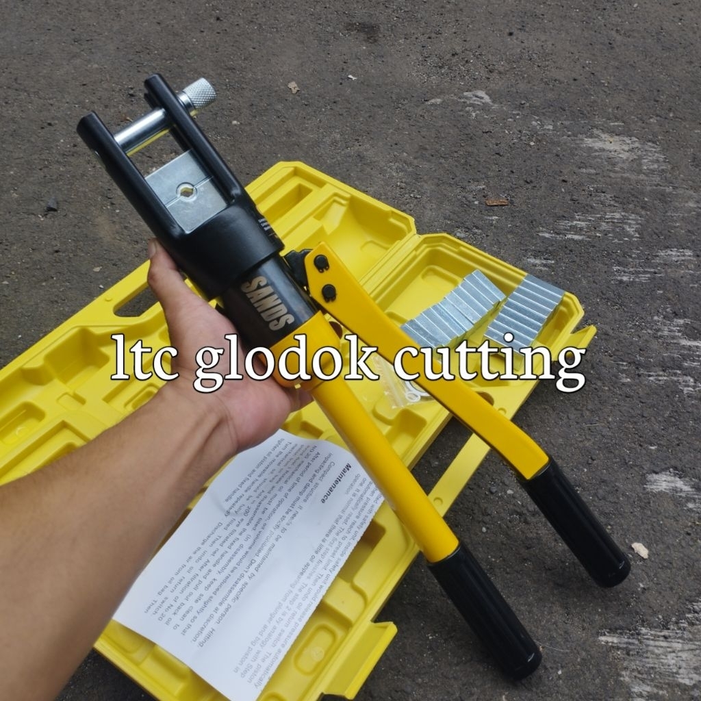 Jual tang press skun kabel sands/tang crimping hidraulic 16-300 mm ...