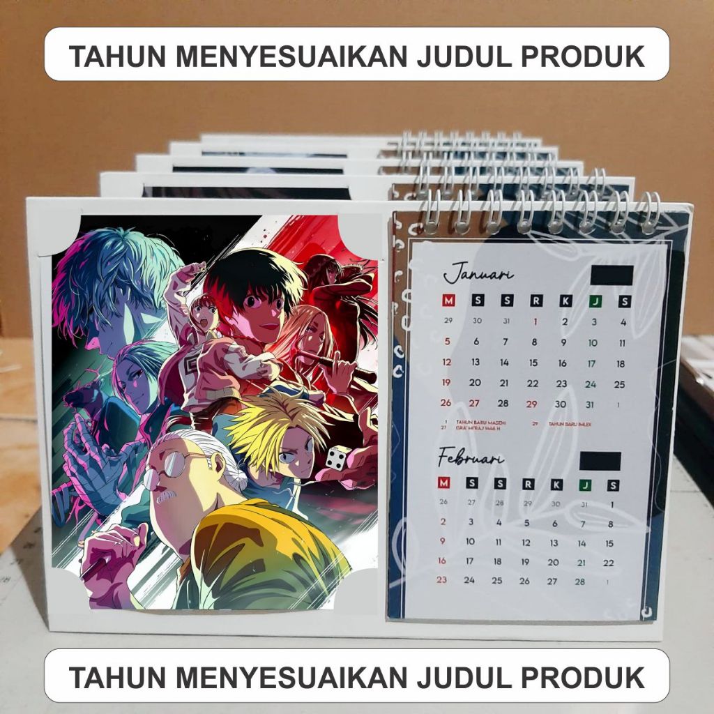 Jual Kalender duduk 2026 SAKAMOTO DAYS KALENDER ANIME 2026 NAGUMO ...