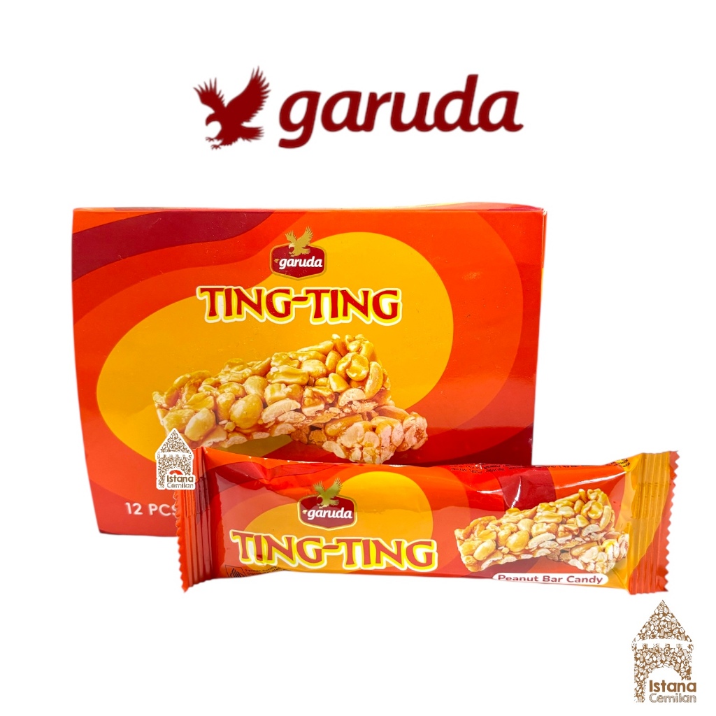 Jual Garuda Ting Ting Peanut Bar Candy Permen Kacang PACK (isi 12 pcs ...