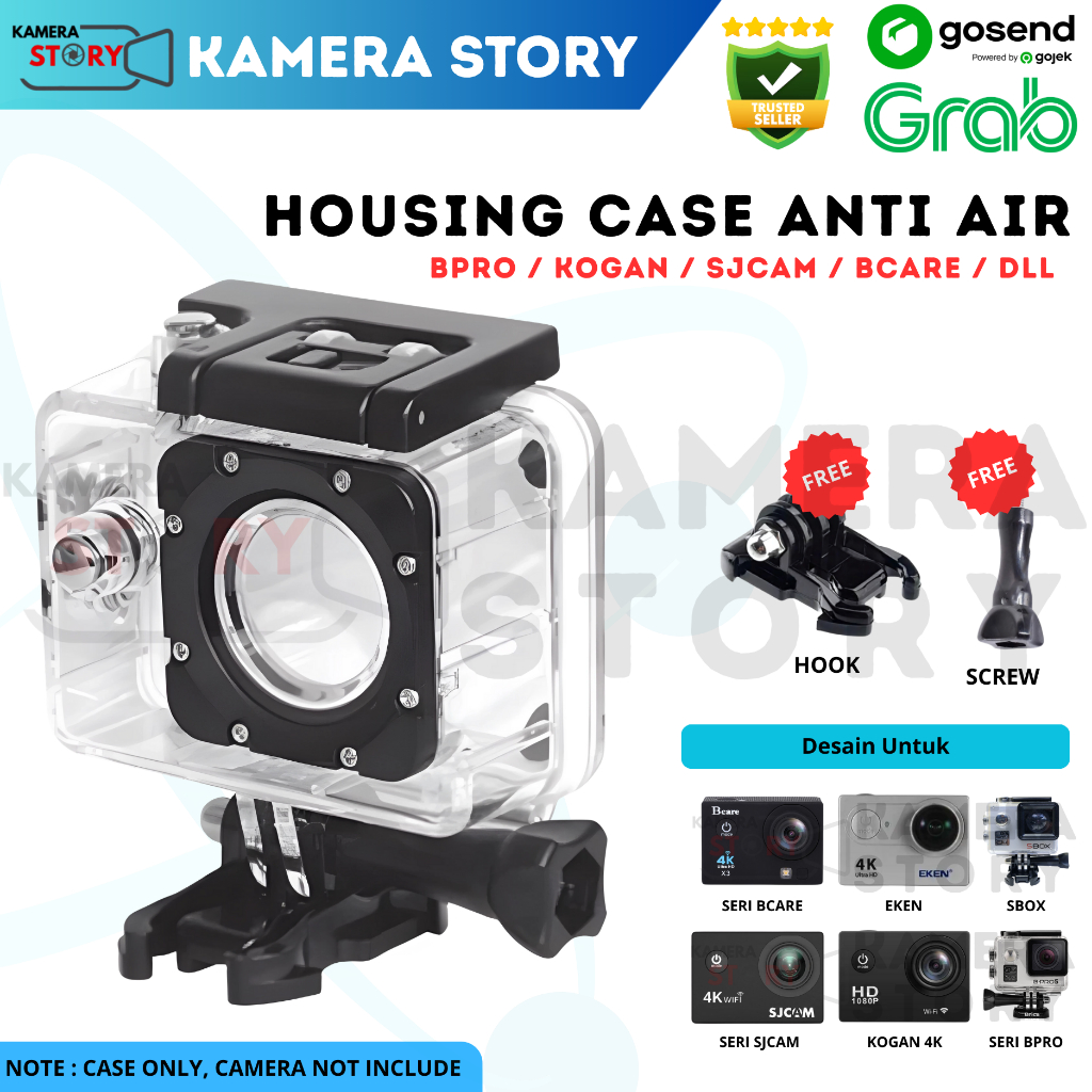 Jual Waterproof Case Housing Underwater for B-pro Brica 5 / Bcare ...