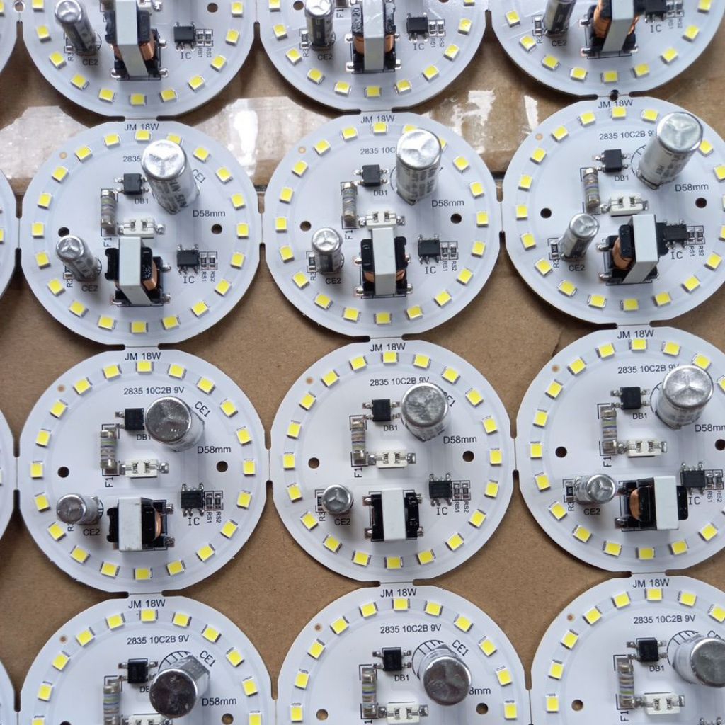 Jual mesin lampu pcb led AC 18 watt 9v 58mm | Shopee Indonesia