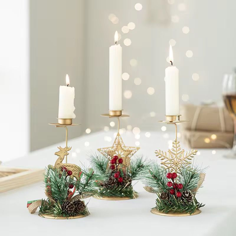 Jual Tempat Lilin Natal / Tempat Lilin Hias Natal Santa Claus Dekorasi ...