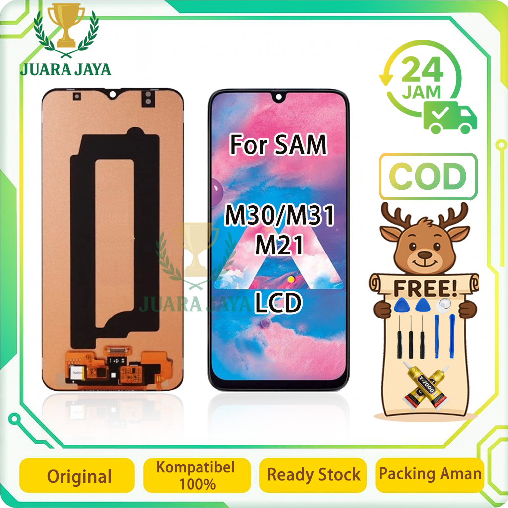 Jual LCD FOR SAM M30 / M31 / M21 UNIVERSAL FULLSET Touchscreen LCD HP ...
