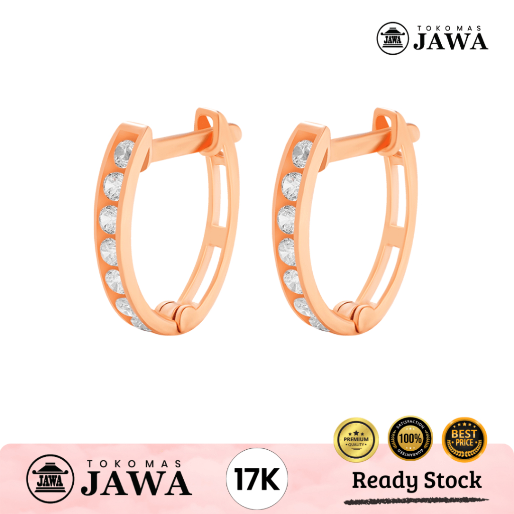 Jual Toko Mas Jawa Anting Emas Gracella Kadar 17 Karat | Shopee Indonesia