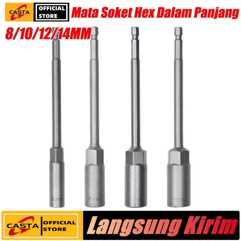 Jual CASTA Adapter Soket Kunci Pas Ekstension Panjang 150mm Hex Nut ...