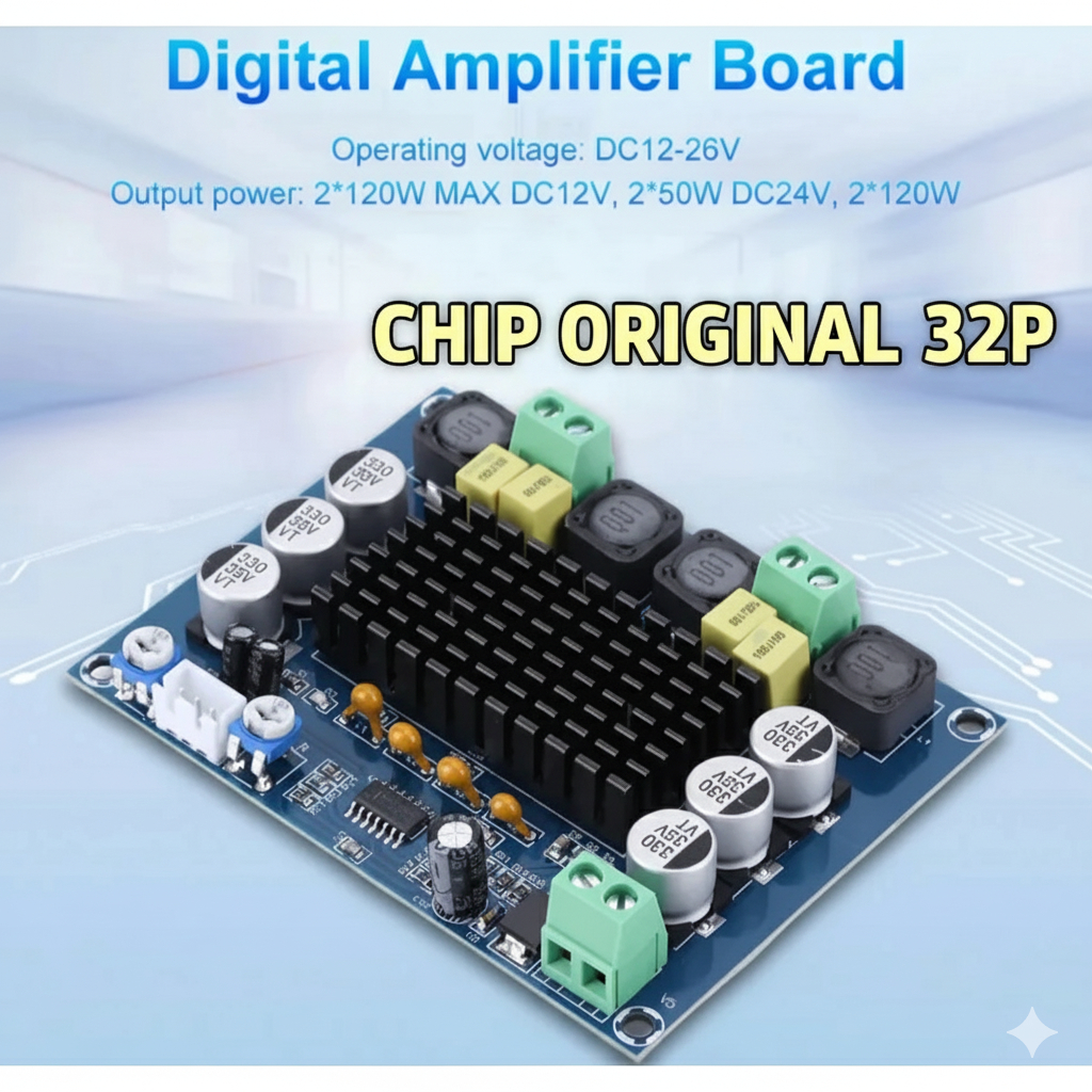 Jual Modul POWER AMPLIFIER ORIGINAL MDL-072 MDL072 TPA3116D2 XH-M543 ...