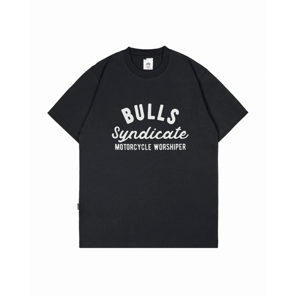 Jual BULLS SYNDICATE T-shirt | Kaos Lengan Pendek Bullivand Black White ...