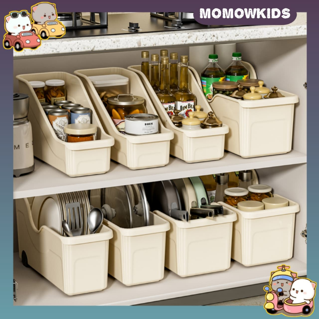Jual [MOMOW] Box Penyimpanan Beroda Serbaguna | Storage Box Dapur ...