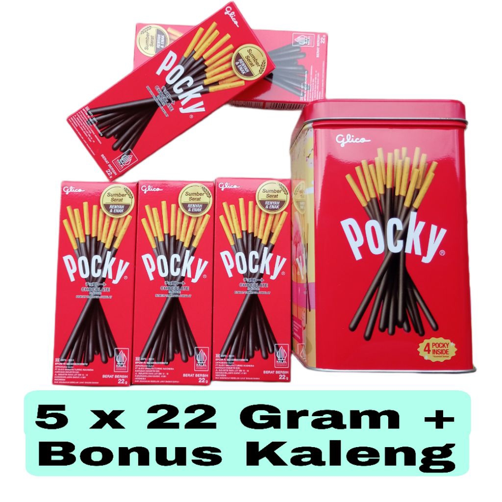 Jual Glico Pocky Mini 5 Pcs Bonus Kaleng Eklusif Dari Pocky | Shopee ...