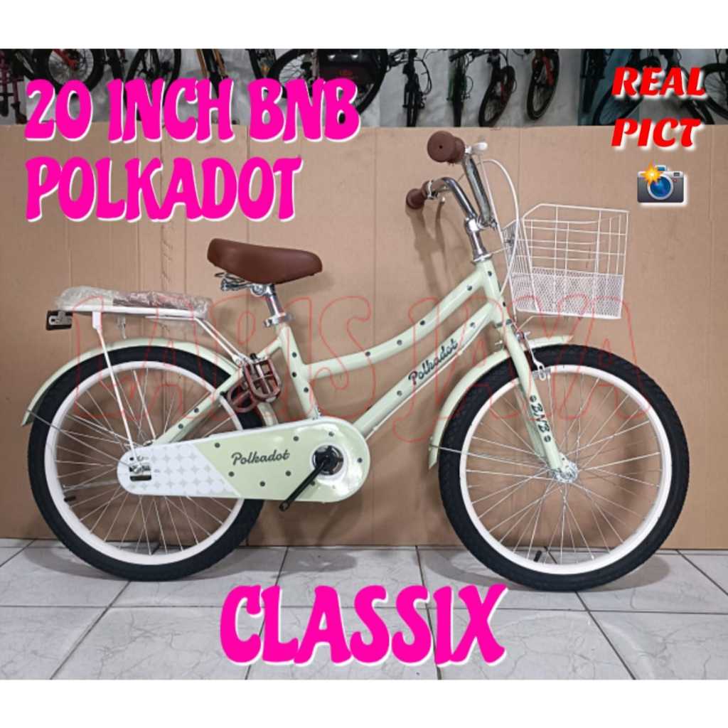 Jual BONUS BELL Sepeda mini 20 inch sepeda anak keranjang ukuran 20 in ...
