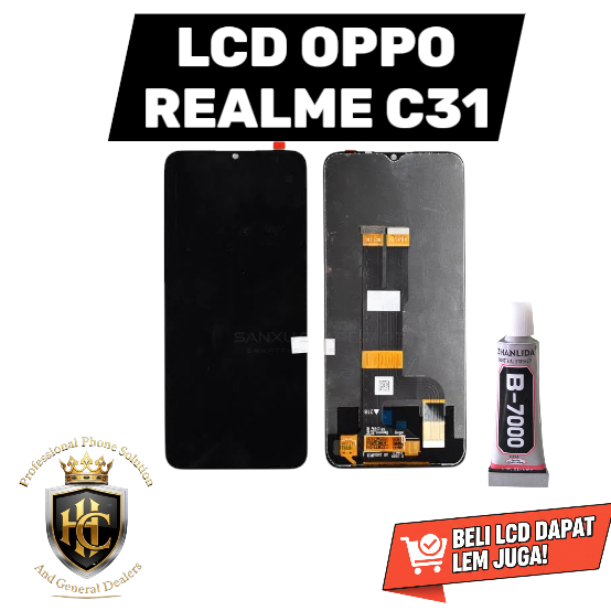 Jual LCD OPPO REALME C31 FULLSET TOUCHSCREEN | Shopee Indonesia