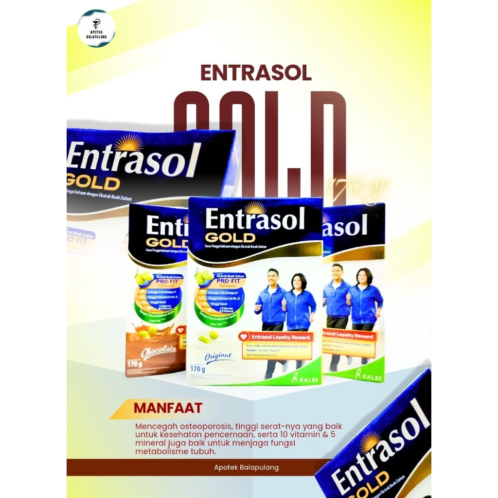 Jual ENTRASOL GOLD All Varian 170g/box | Shopee Indonesia