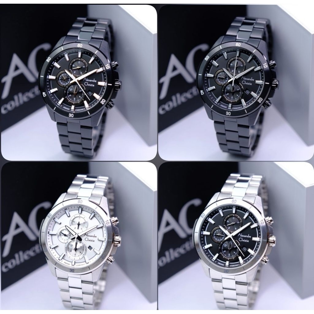 Jual Jam Tangan Pria Alexandre Christie Ac 6668 / ac6668 / Ac 8697 ...