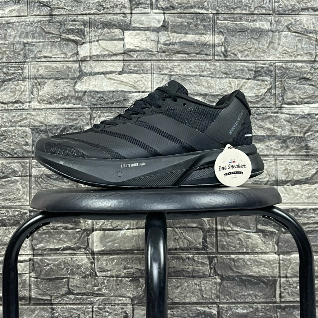 Jual SEPATU ADIDAS ADIZERO BOSTON 13 TRIPLE BLACK | Shopee Indonesia