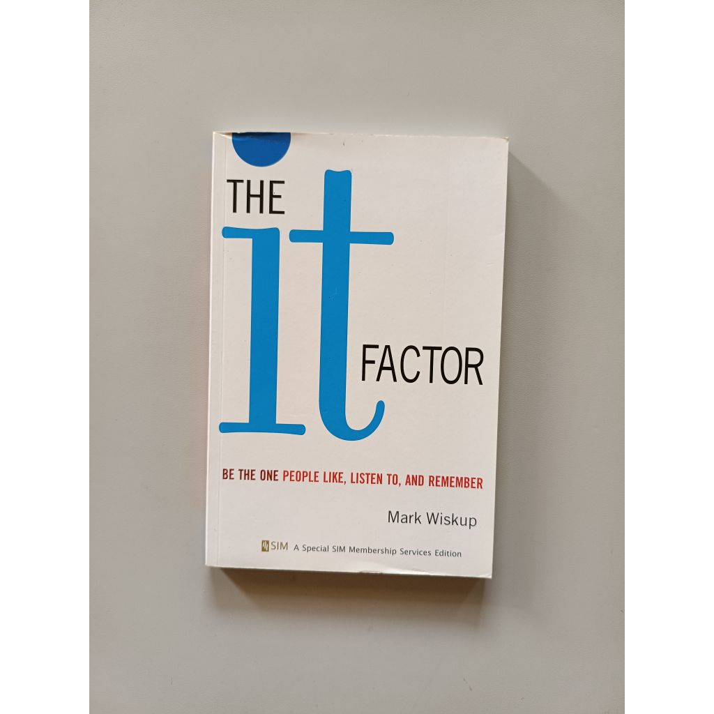 Jual THE IT FACTOR -- MARK WISKUP (ORIGINAL) | Shopee Indonesia