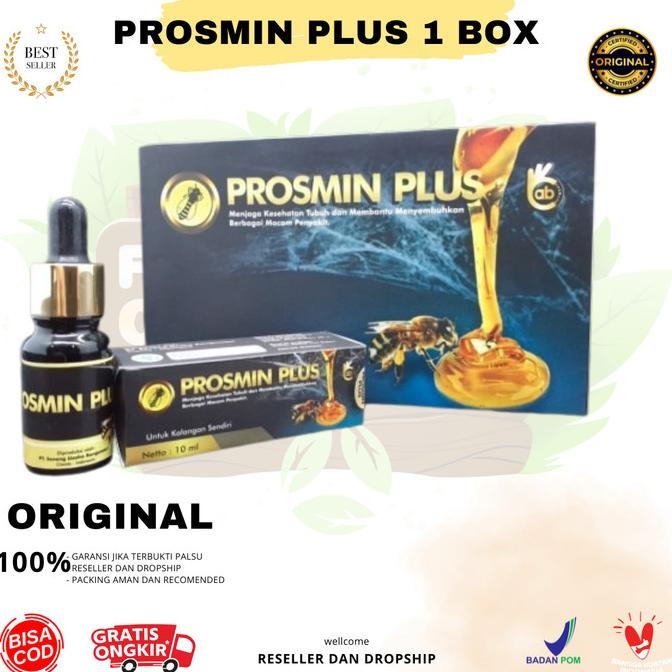 Jual PROSMIN PROPOLIS MINERAL PLUS KAYA MANFAAT HARGA 1 BOX ISI 5 BOTOL ...