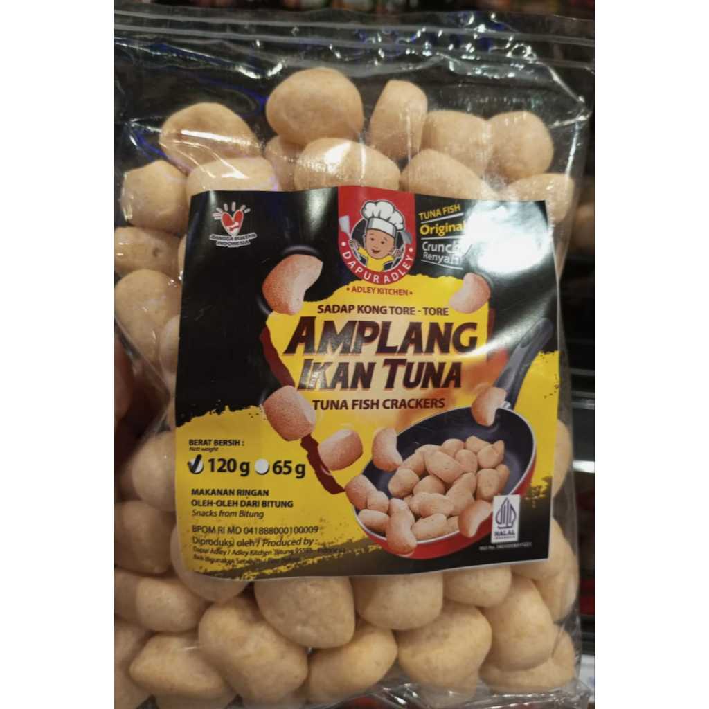 Jual Amplang Ikan Tuna 120g / Tuna Fish Crackers / Oleh-Oleh Khas ...