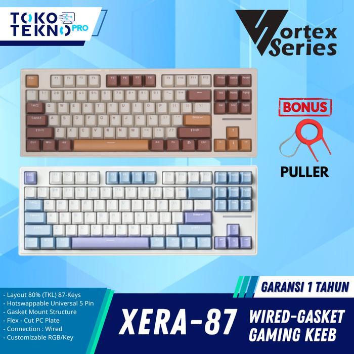 Jual VortexSeries Xera87 / Xera-87 Wired Mechanical TKL Gaming Keyboard ...