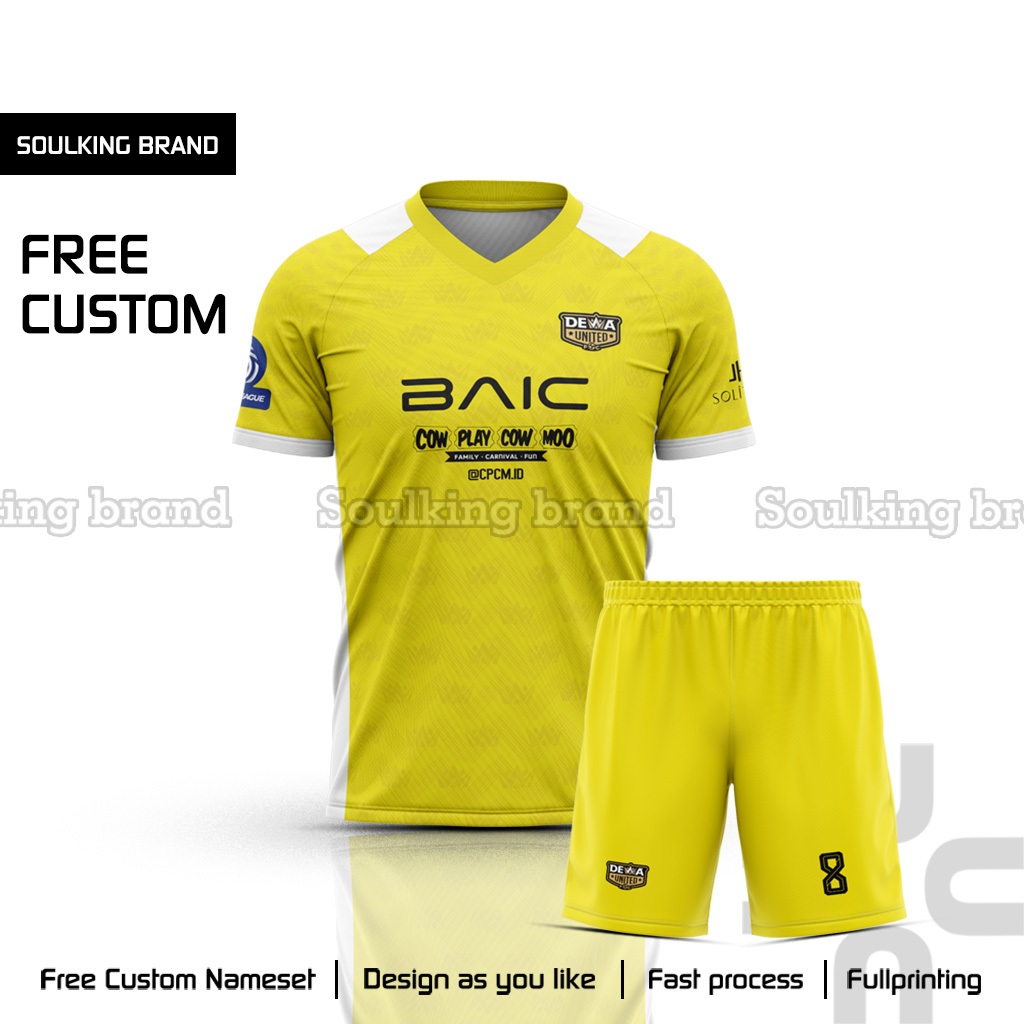 Jual Baju Jersey Bola Dewa United 2025 / 2026 Goalkeeper Home Away Liga ...