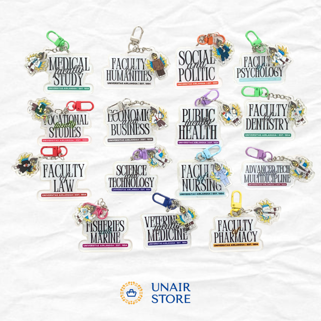 Jual Keychain Faculty 2.0 Universitas Airlangga | Shopee Indonesia