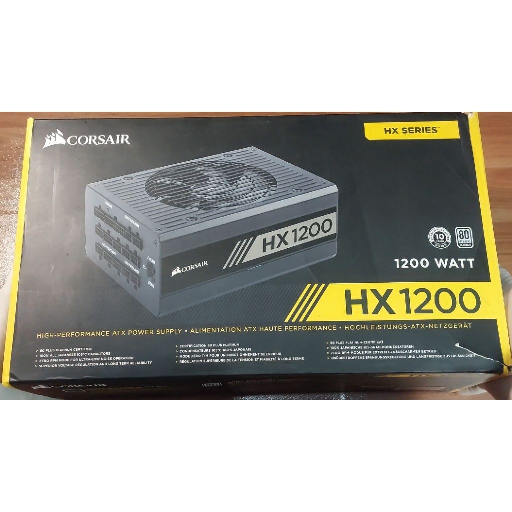Jual Corsair HX1200 Platinum 1200 Watt Power Supply PSU HX 1200w ...