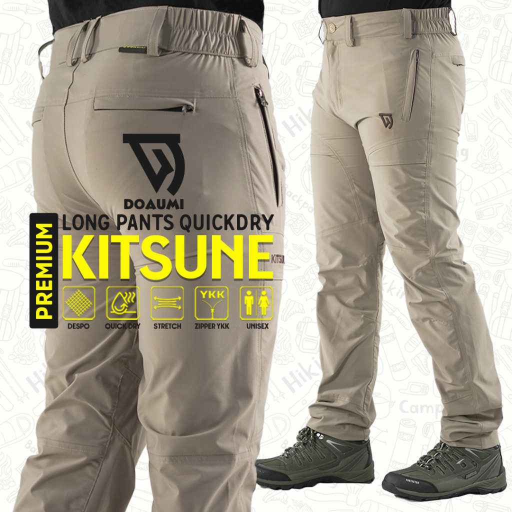 Jual CELANA PANJANG QUIK DRY PREMIUM DOAUMI KITSUNE LONG PANTS QUICK ...
