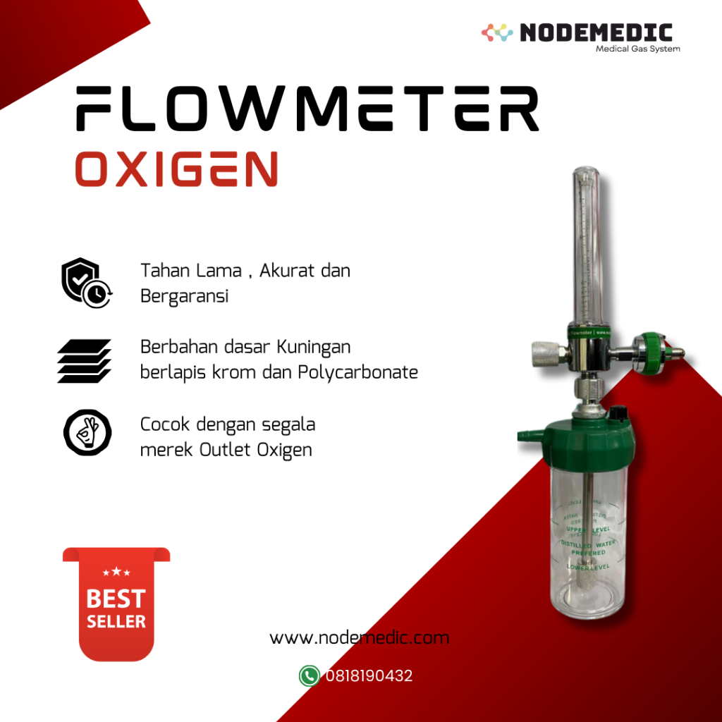 Jual Flowmeter Oksigen - Flow Meter Oksigen - Humidifier Oksigen - tekanan oksigen alat ukur ...