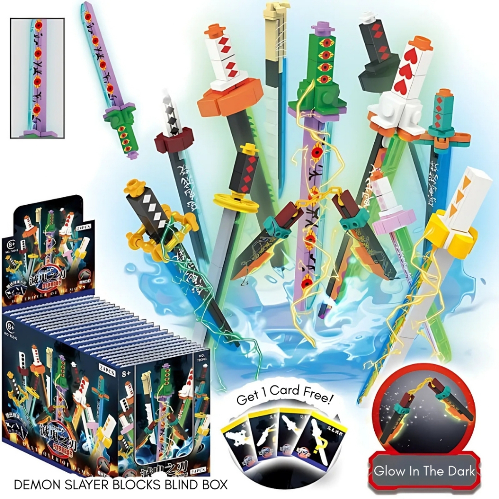 Jual Toy Studio Mainan Anak Block Mini Pedang Katana Nichirin Demon ...