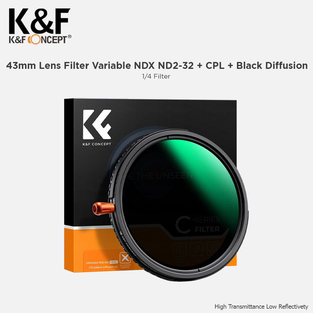 Jual KNF Concept 43mm Lens Filter Nano-C CPL + VND2-32 + Black Mist 1/4 ...