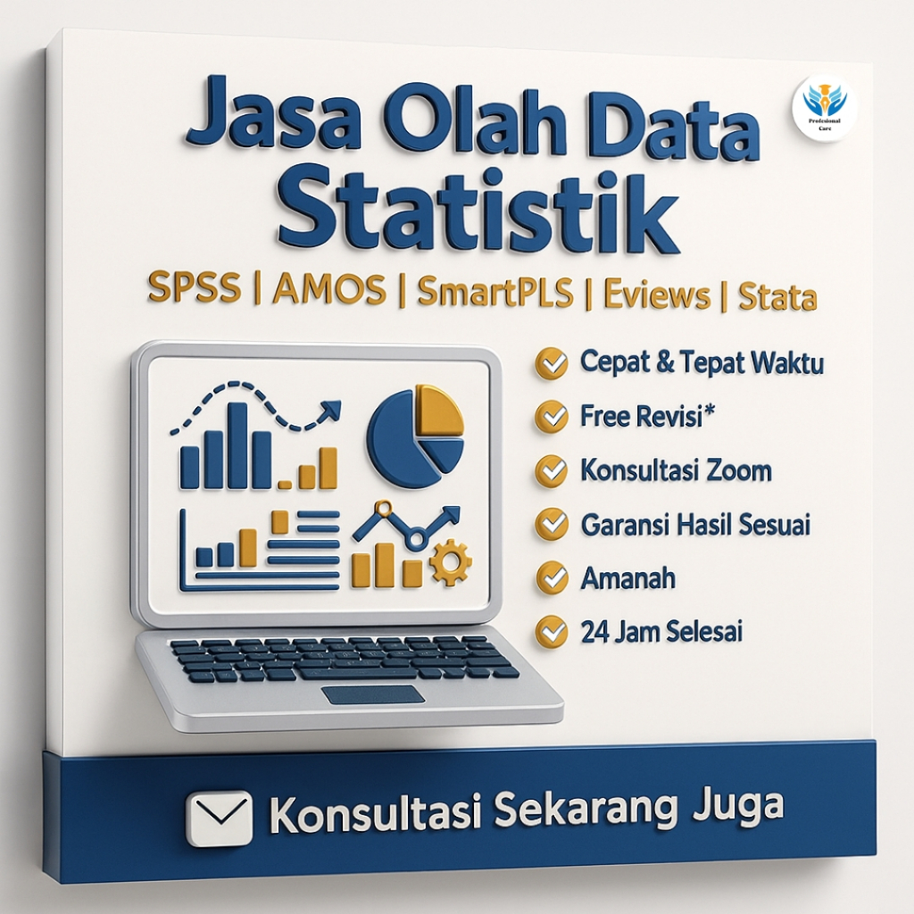 Jual Jasa Olah Data Analisis Data Statistik Lengkap dan Cepat SPSS | Eviews | Amos | SmartPLS ...