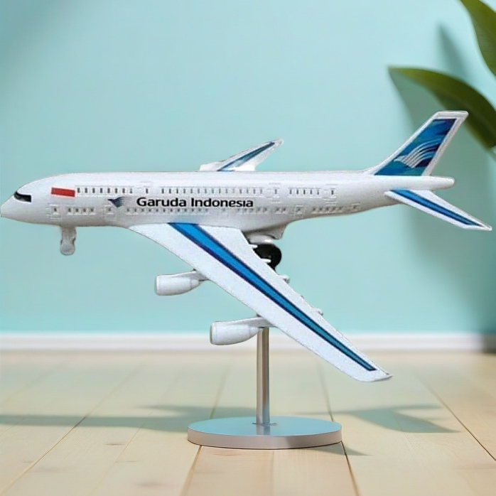 Jual COD MAINAN MINIATUR PESAWAT TERBANG GARUDA / MAINAN KOLEKSI LION ...