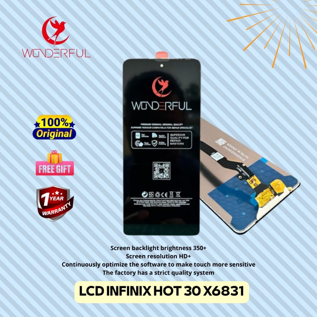 Jual WONDERFUL LCD Touchscreen Infinix Hot 30 X6831 / Note 30 / S1 Pro ...