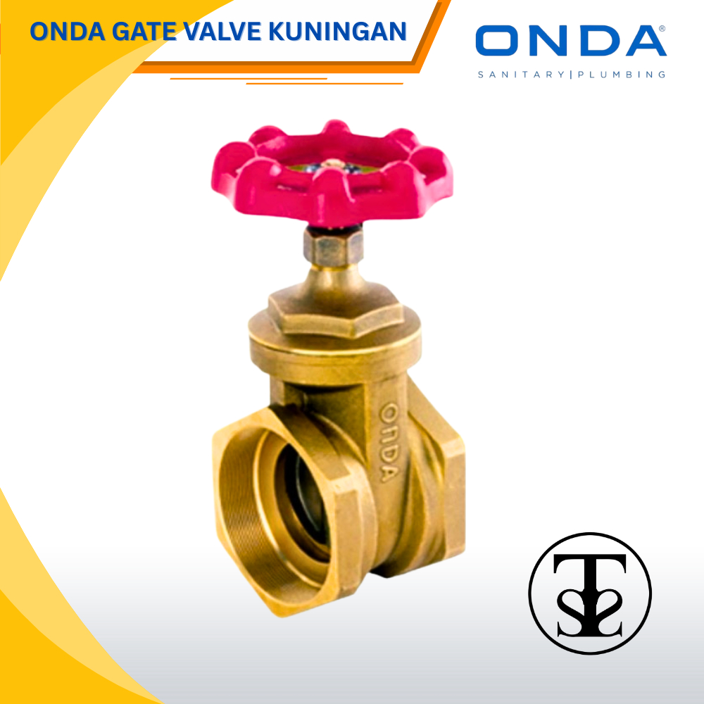 Jual GATE VALVE ONDA 1/2" INCH KUNINGAN | Shopee Indonesia
