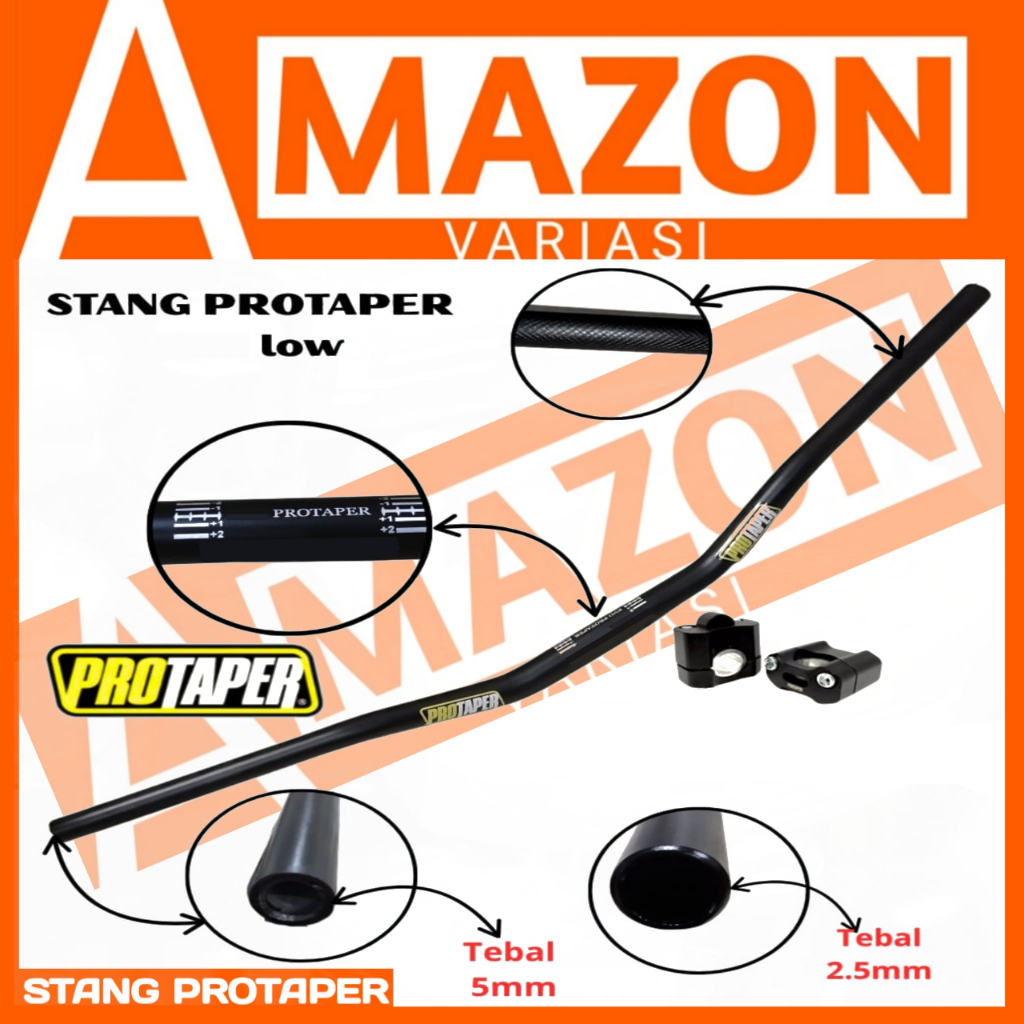 Jual STANG PROTAPER EVO LOW PAKETAN RISER BUSA STANG BULAT HANDGRIP KLX ...
